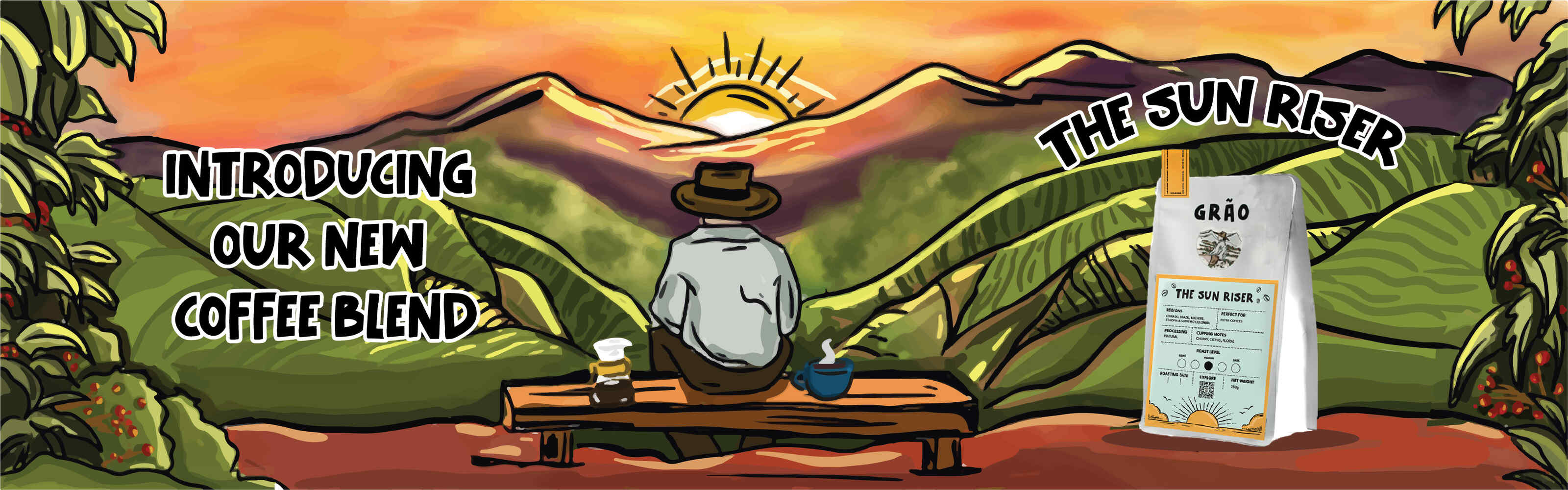 The New Sunriser Blend | Perfect Morning Brew- Grão Coffee