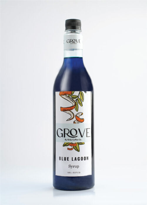 Grove Blue Lagoon Syrup - Grão Coffee. – Grao Coffee Company